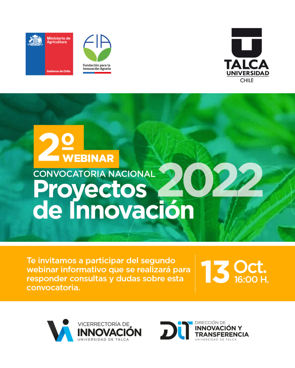 Webinar : Convocatoria Nacional Proyectos de Innovación 2022 ... Webinar : Convocatoria Nacional Proyectos de Innovación 2022 ...